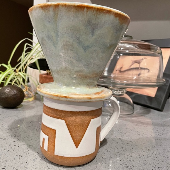 Kitchen | Ceramic Coffee Pour Over Homemade In Bend Oregon | Poshmark